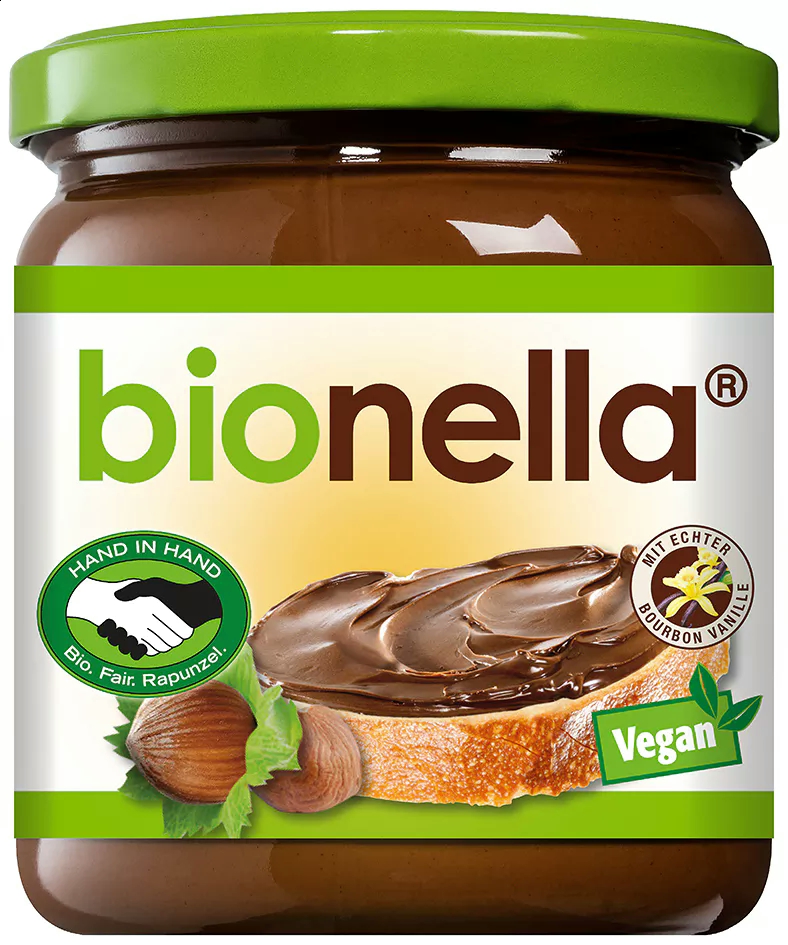 Bio nugátová vegan pomazánka Bionella RAPUNZEL 400 g | Dionela